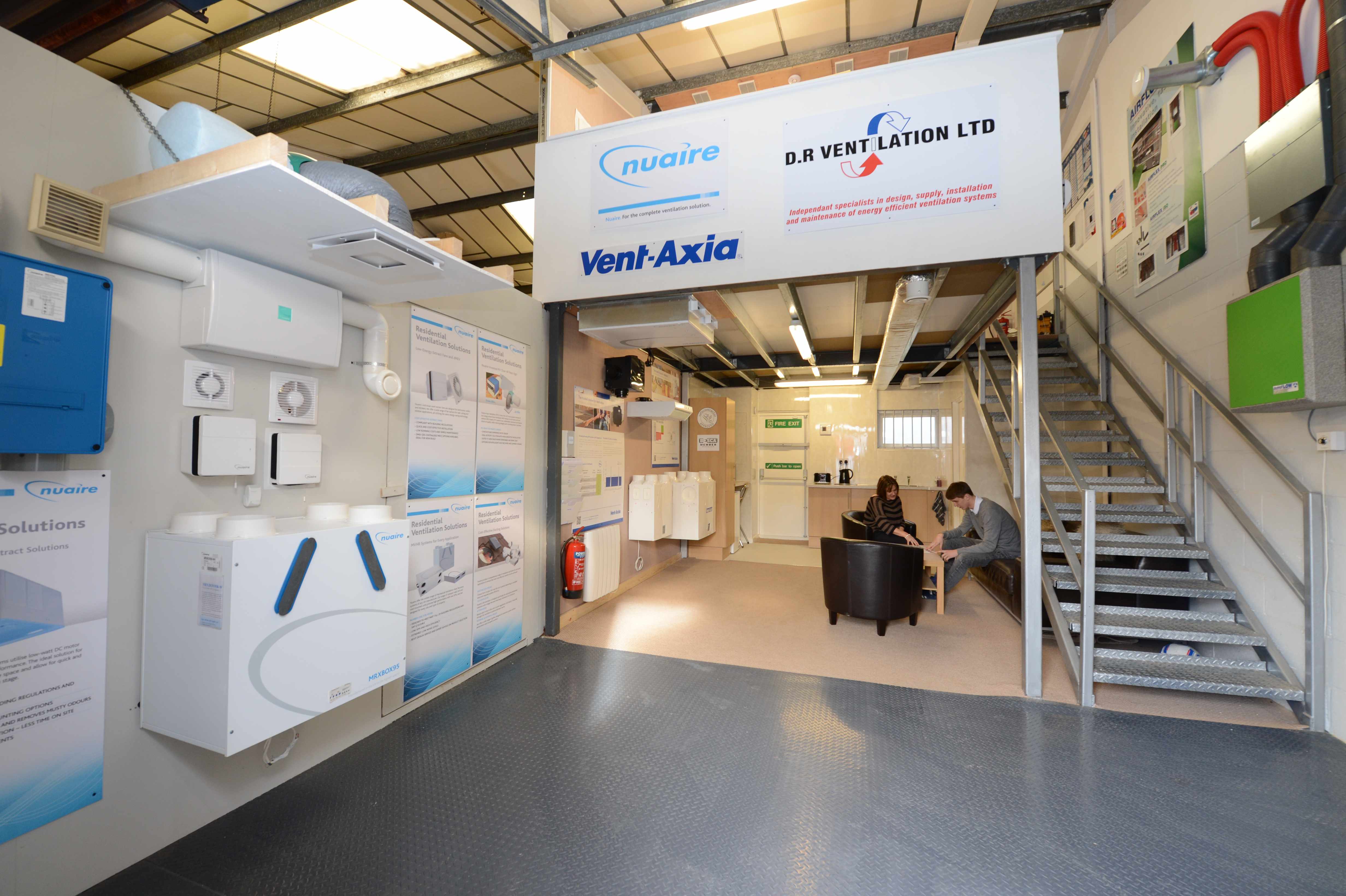UK showroom demonstrates working ventilation systems - Heating and ...