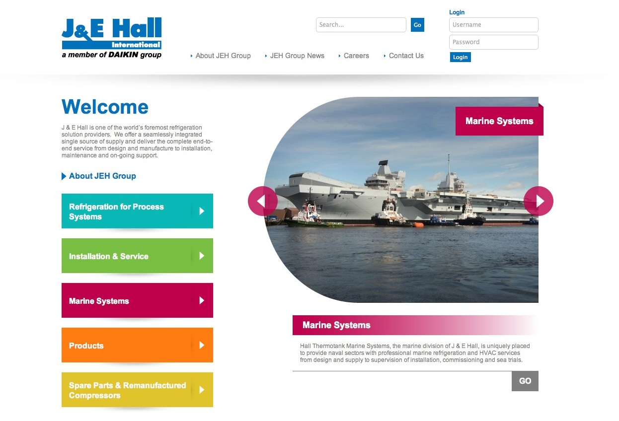 J & E Hall unveils new 'customer-focused' website - Refrigeration and ...