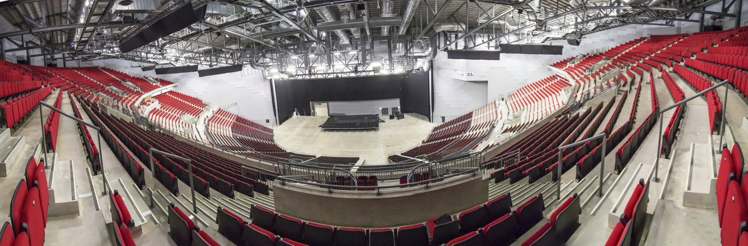 Young building services engineers assess First Direct Arena ...