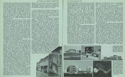 Mannerism and Modern architecture - Architectural Review