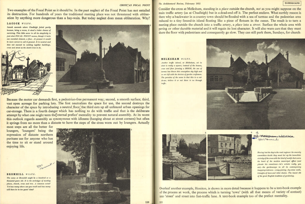 Townscape: cross as focal point - The Architectural Review