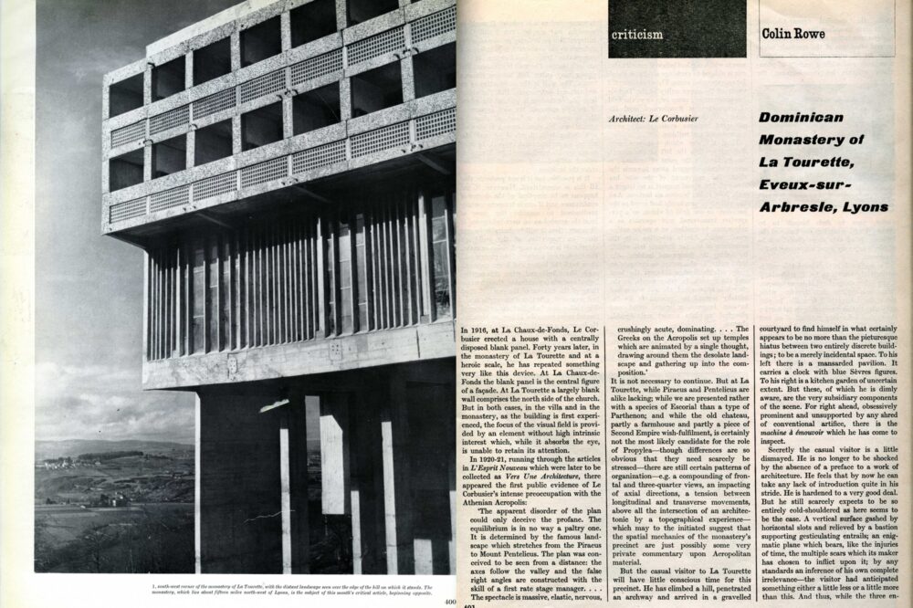 Colin Rowe, Author at Architectural Review