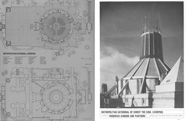 1967 June: Metropolitan Cathedral by Frederick Gibberd and Partners ...