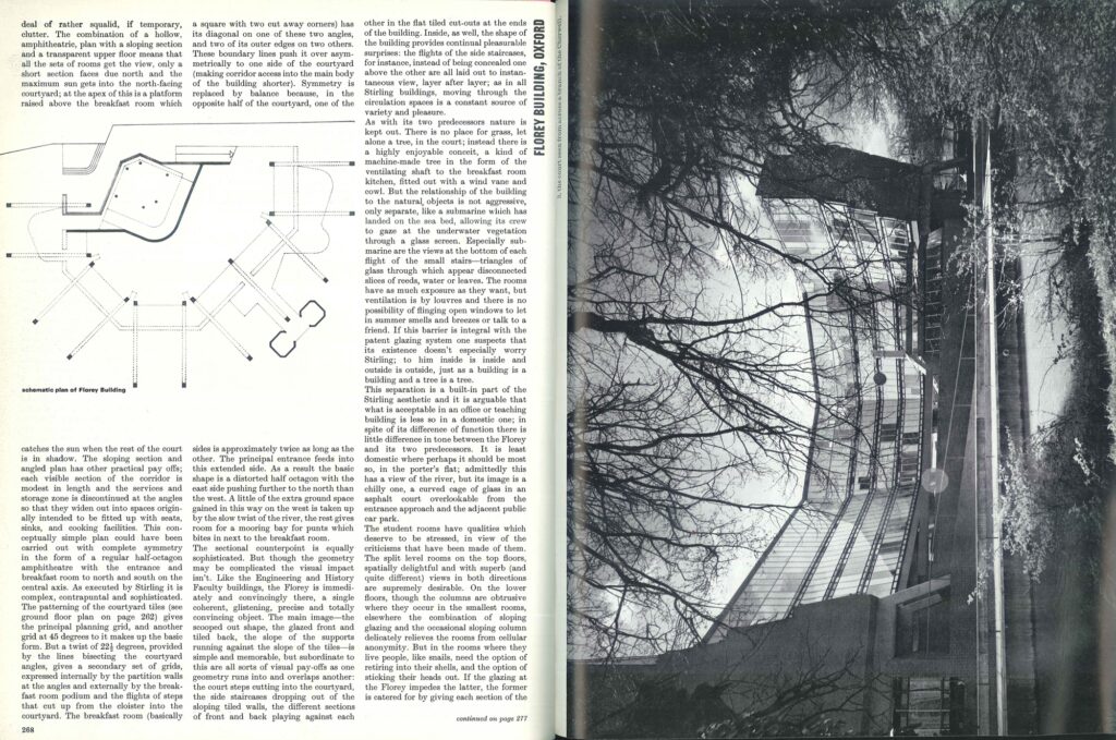 Florey Building in Oxford, UK by James Stirling - Architectural Review