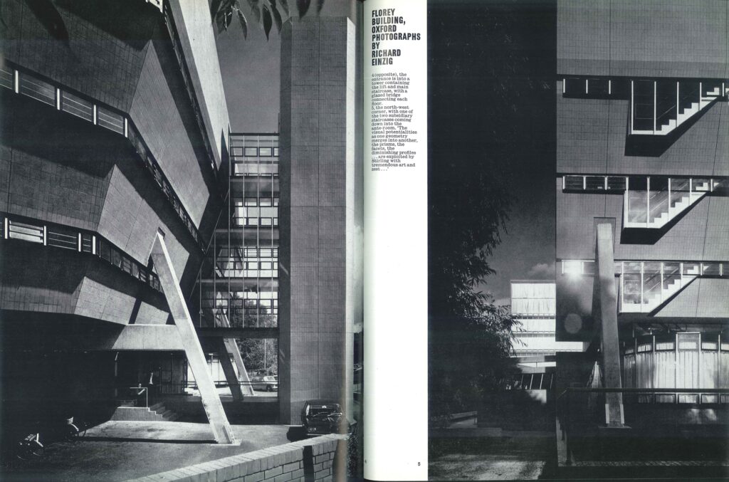 Florey Building in Oxford, UK by James Stirling - The Architectural Review