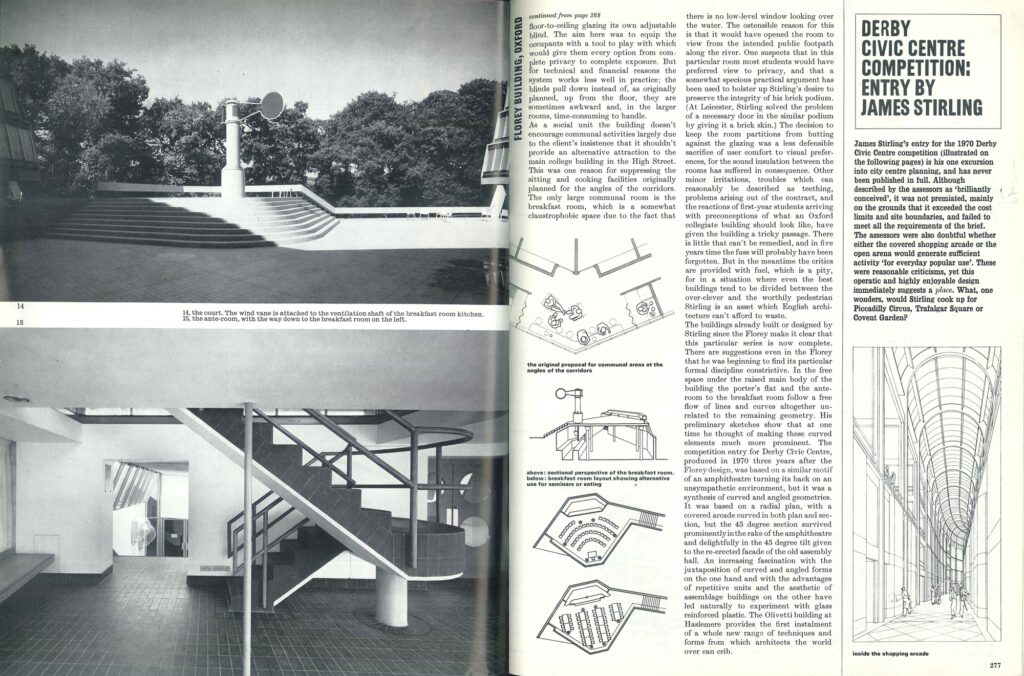 Florey Building in Oxford, UK by James Stirling - Architectural Review