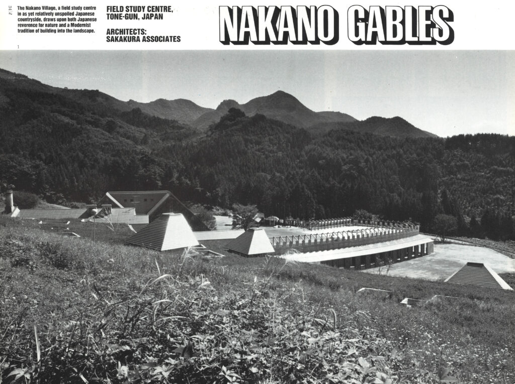 Field study centre in Tone-gun, Japan, by Sakakura Associates ...