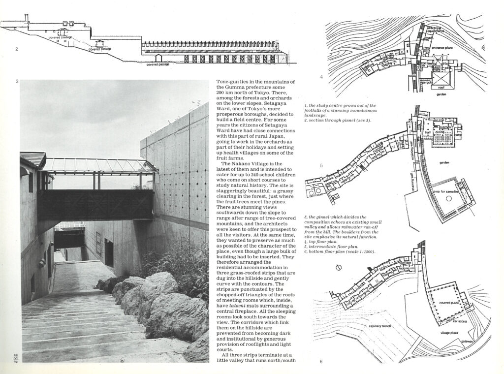 Field study centre in Tone-gun, Japan, by Sakakura Associates ...