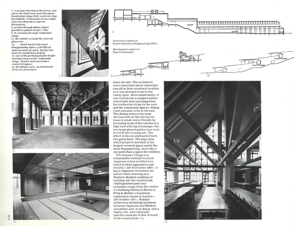 Field study centre in Tone-gun, Japan, by Sakakura Associates ...