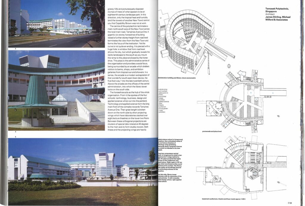 Building utopia: Stirling and Wilford’s Temasek Polytechnic in ...