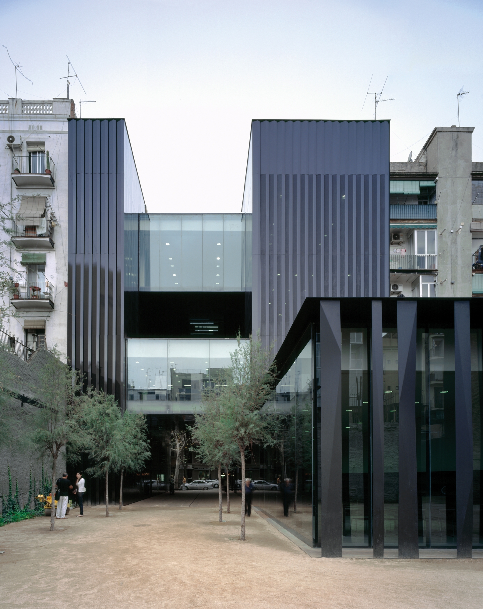Library and Senior Citizens' Centre by RCR Arquitectes, Barcelona ...