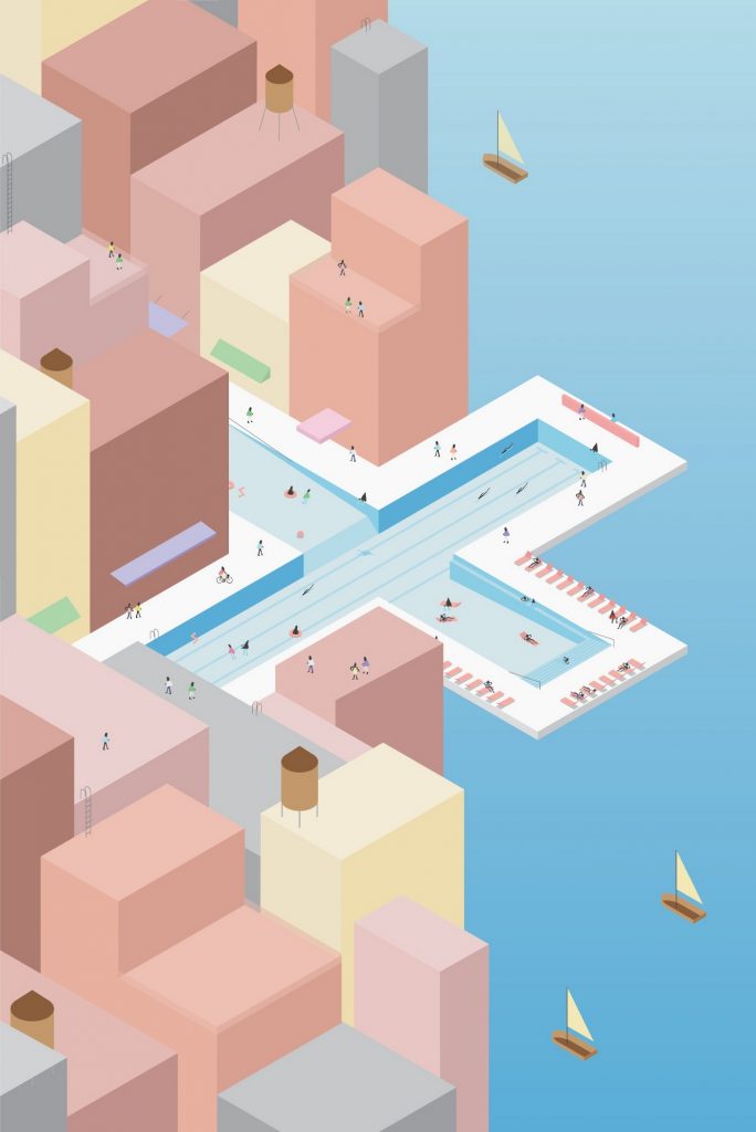 A floating pool in the rivers of New York City - Architectural Review