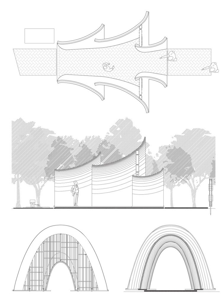 Earth Pavilion by Peter Rich Architects and Michael Ramage, London, UK ...
