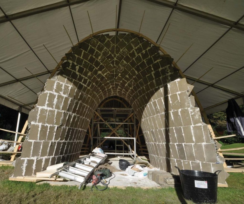 Earth Pavilion by Peter Rich Architects and Michael Ramage, London, UK ...