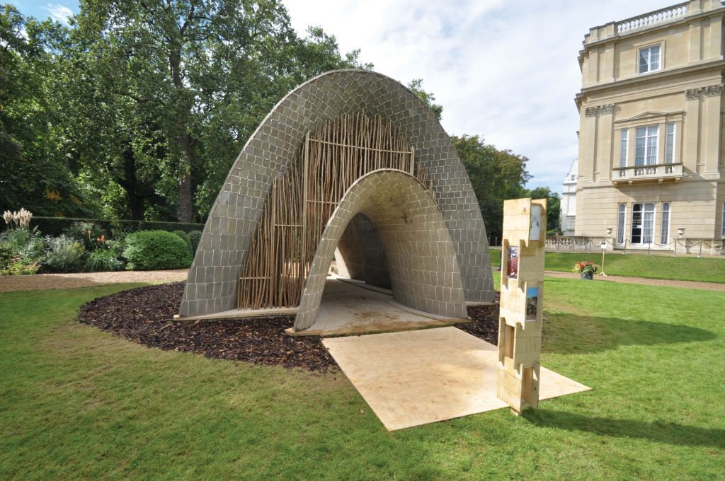 Earth Pavilion by Peter Rich Architects and Michael Ramage, London, UK ...