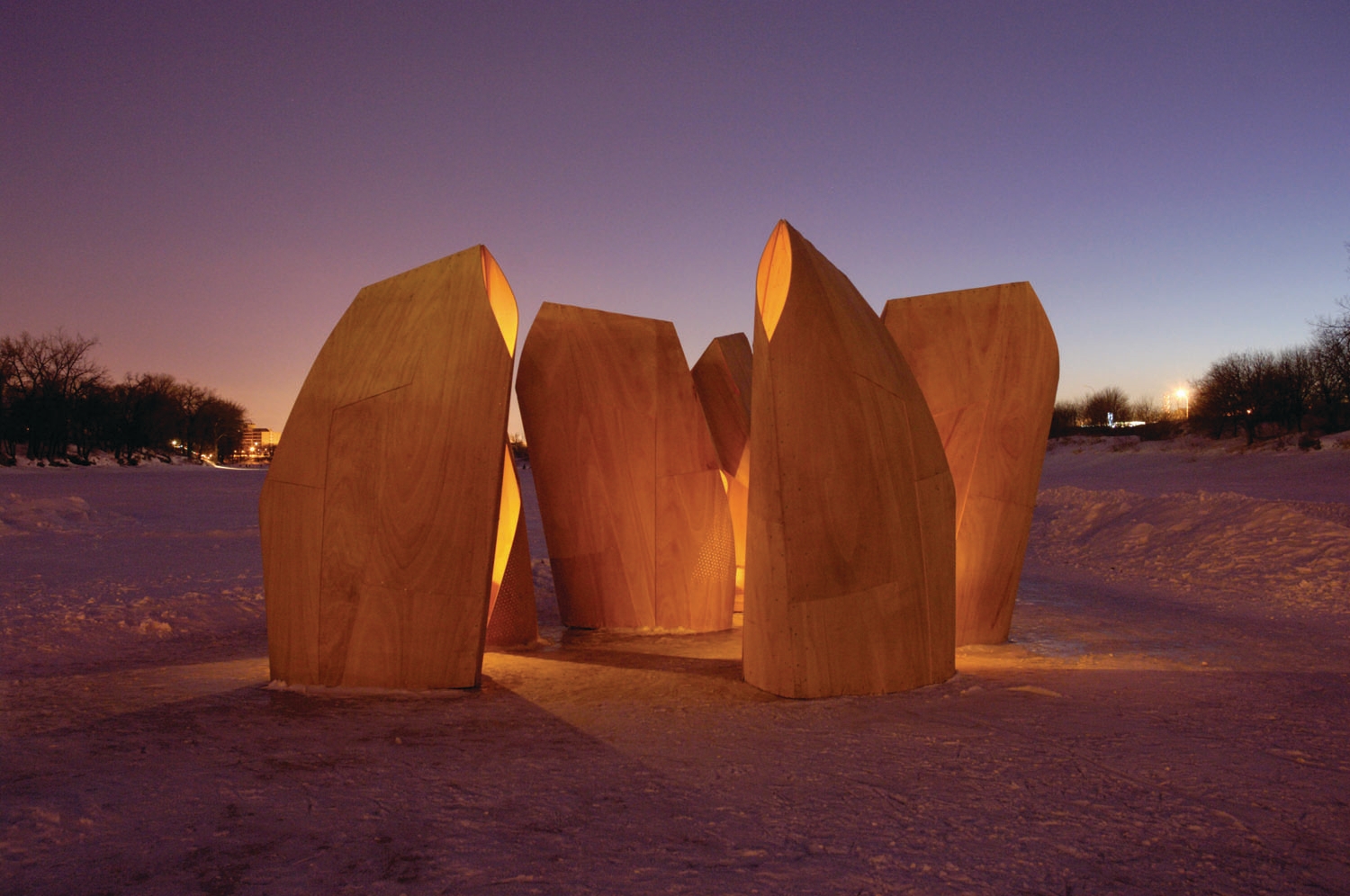 Warming huts in Winnipeg - Architectural Review