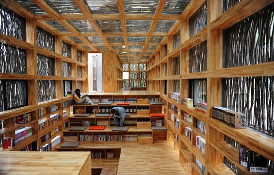 Veil and grid: Library by Li Xiaodong, China - The Architectural Review
