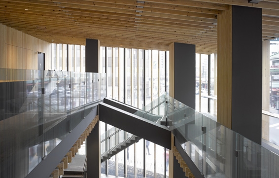 Tokyo Storeys: Tourist Information Tower by Kengo Kuma, Tokyo, Japan ...