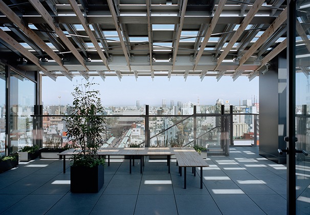 Tokyo Storeys: Tourist Information Tower by Kengo Kuma, Tokyo, Japan ...