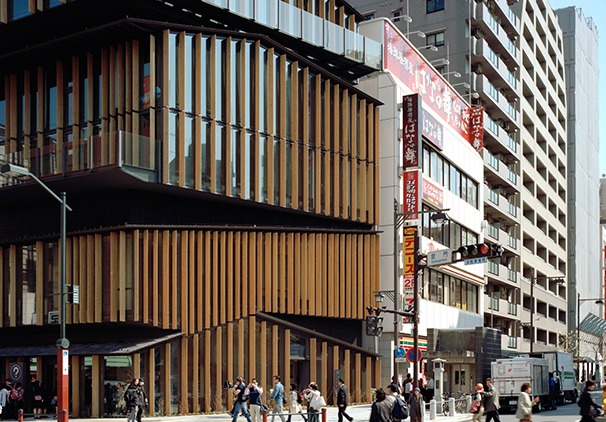 Tokyo Storeys: Tourist Information Tower by Kengo Kuma, Tokyo, Japan ...