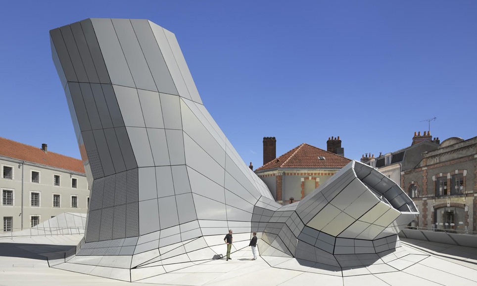 Warp Factor: Les Turbulences at Orleans FRAC Centre by Jakob + MacFarlane - The Architectural Review