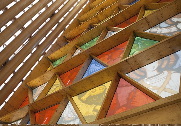 Cardboard Cathedral by Shigeru Ban in Christchurch, New Zealand - The ...