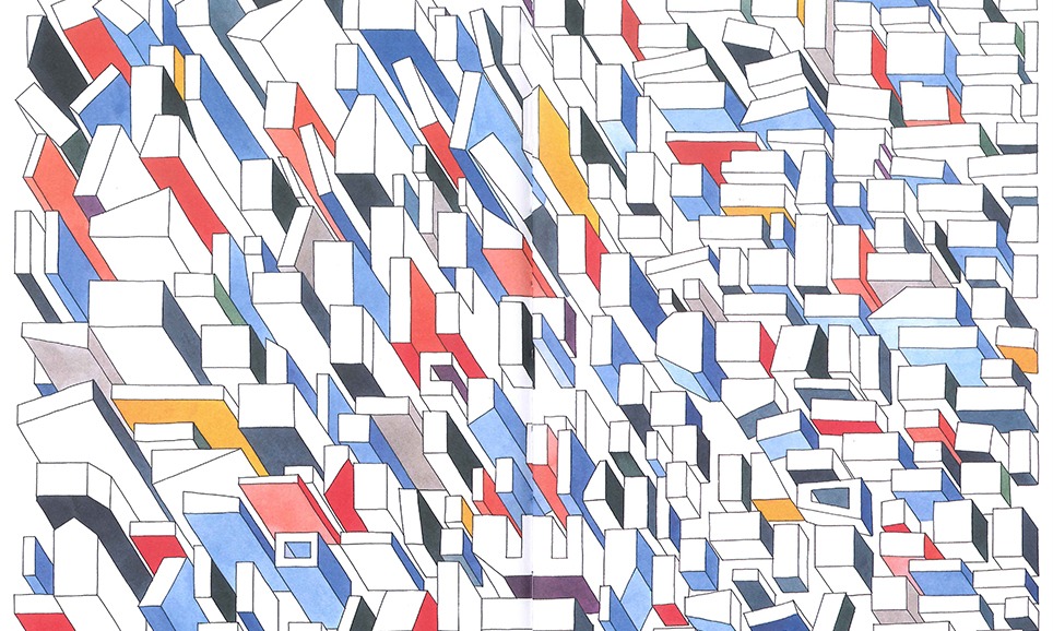 Folio: Nigel Peake: In the City - The Architectural Review