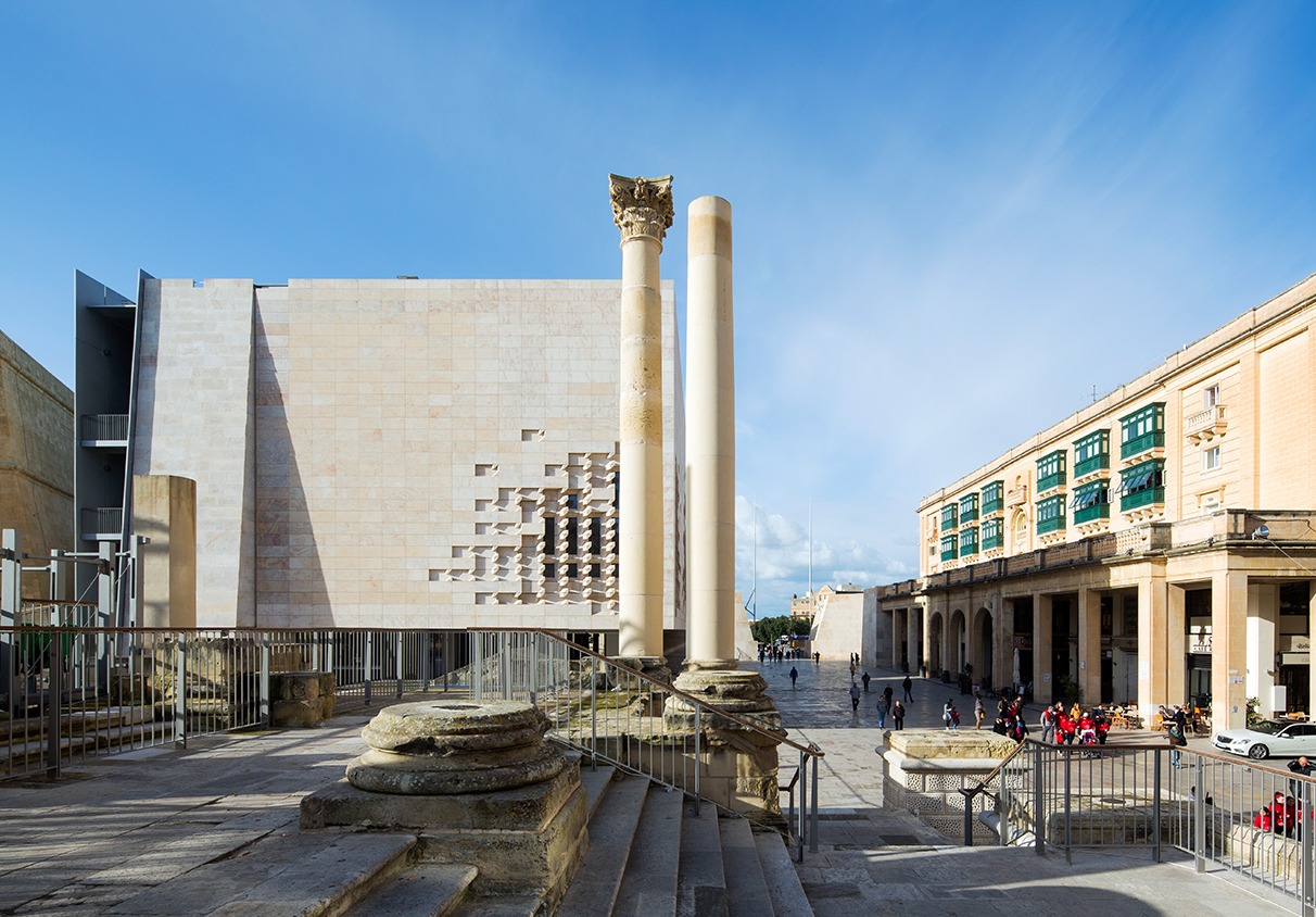 Parliament building in Valletta, Malta by Renzo Piano Building Workshop ...