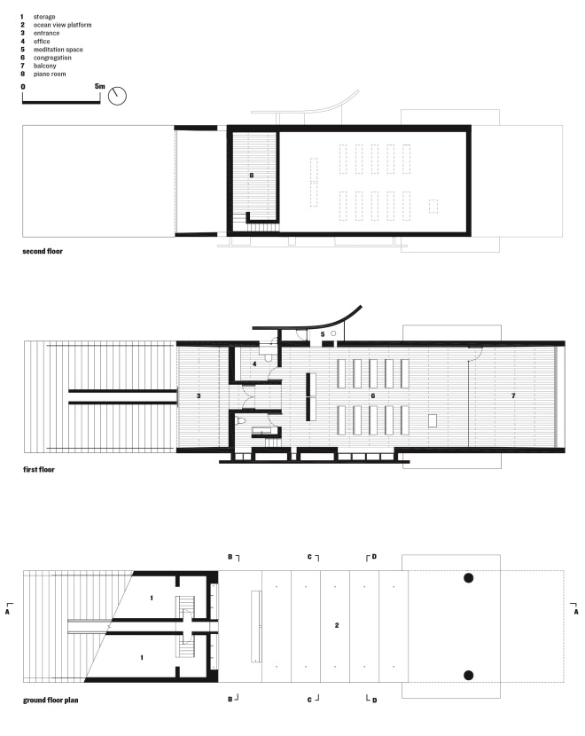 Seashore Chapel by Vector Architects: ‘Each elevation has been designed ...
