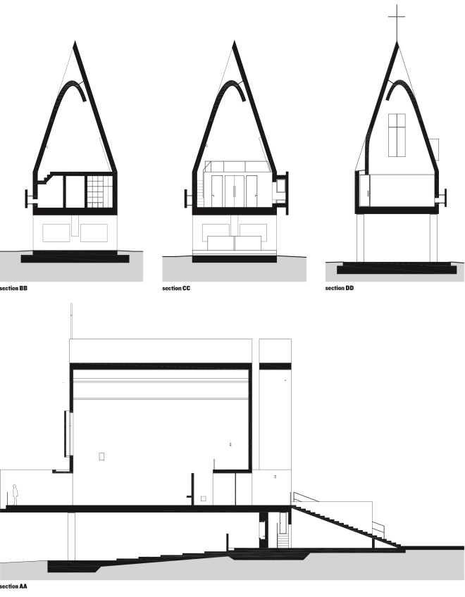 Seashore Chapel by Vector Architects: ‘Each elevation has been designed ...