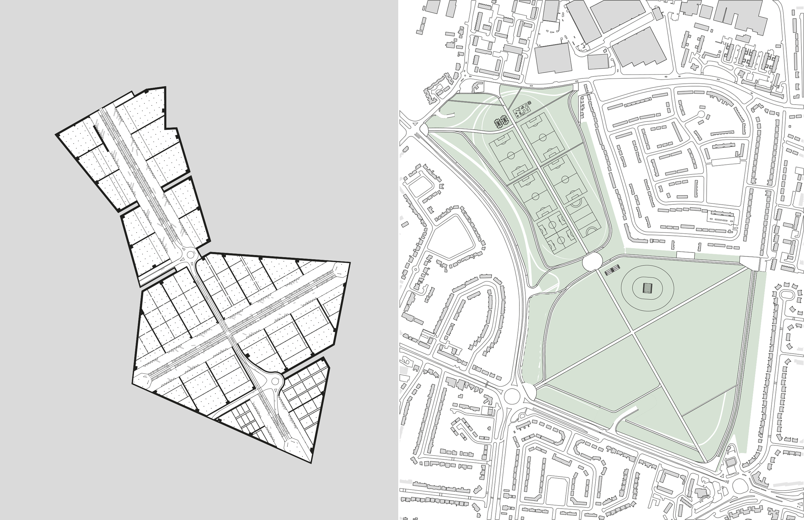 Park at Rectory Farm, London, by Carmody Groarke and Vogt Landscape ...