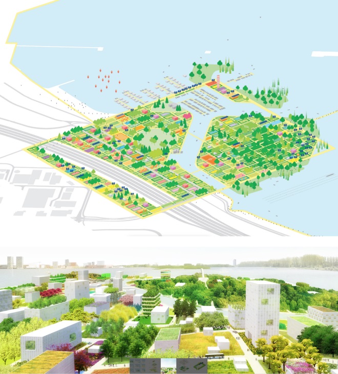 Park at Rectory Farm, London, by Carmody Groarke and Vogt Landscape ...