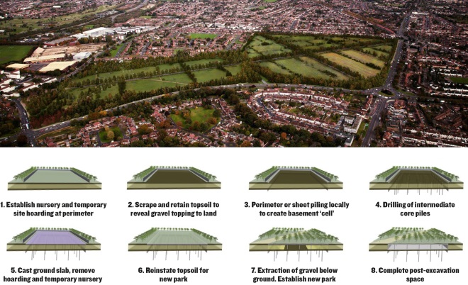 Park at Rectory Farm, London, by Carmody Groarke and Vogt Landscape ...