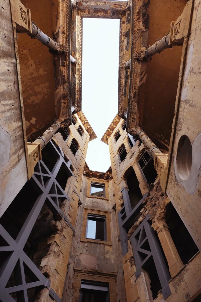 Spent shell: Museum of Beit Beirut, Lebanon, renovated by Youssef ...