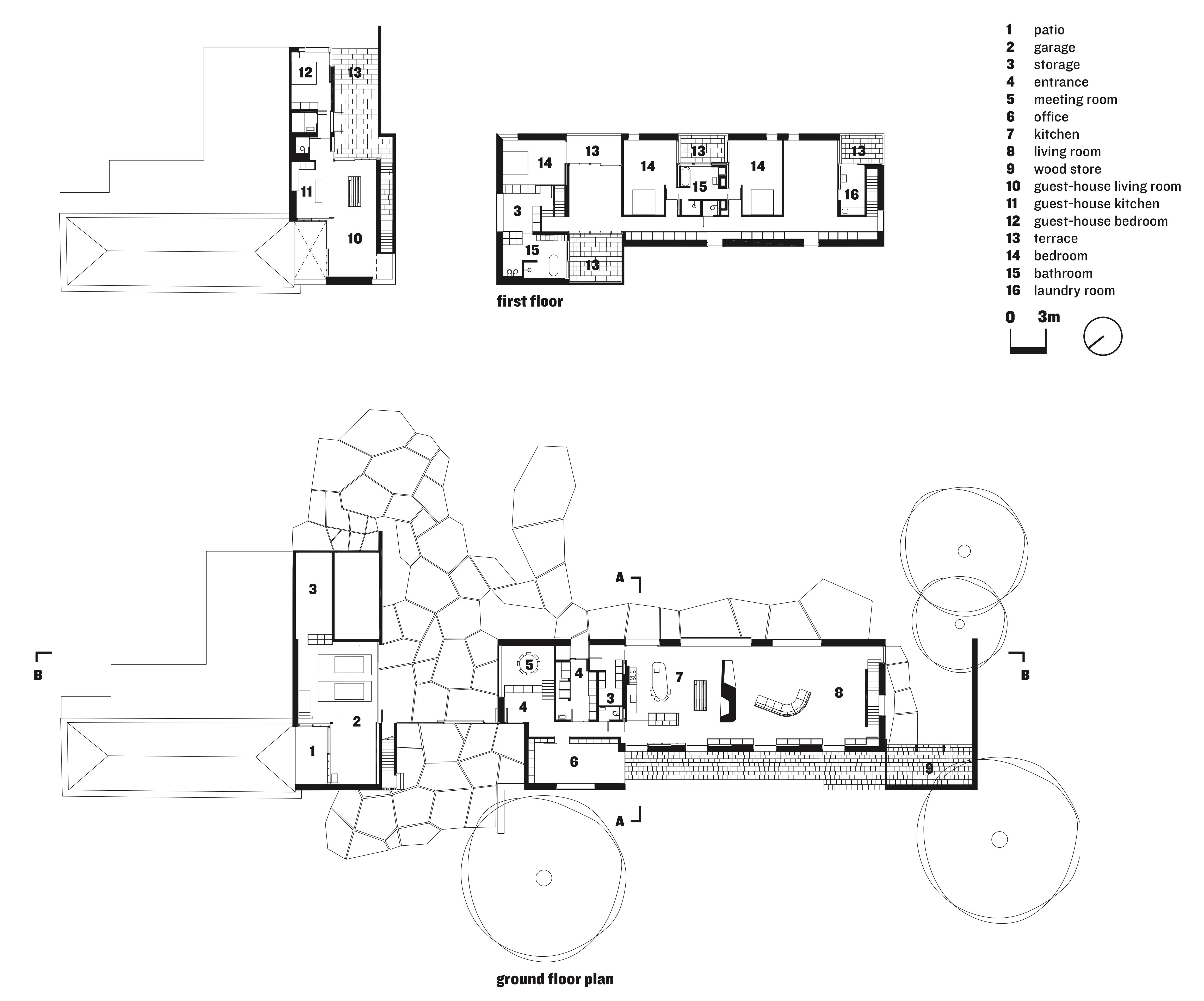 Shadow box: House V-D, Ghent, by Marie-José Van Hee Architecten - The ...