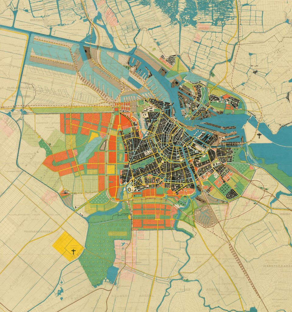 Folio: Cornelis van Eesteren's General Expansion Plan for Amsterdam - The Architectural Review