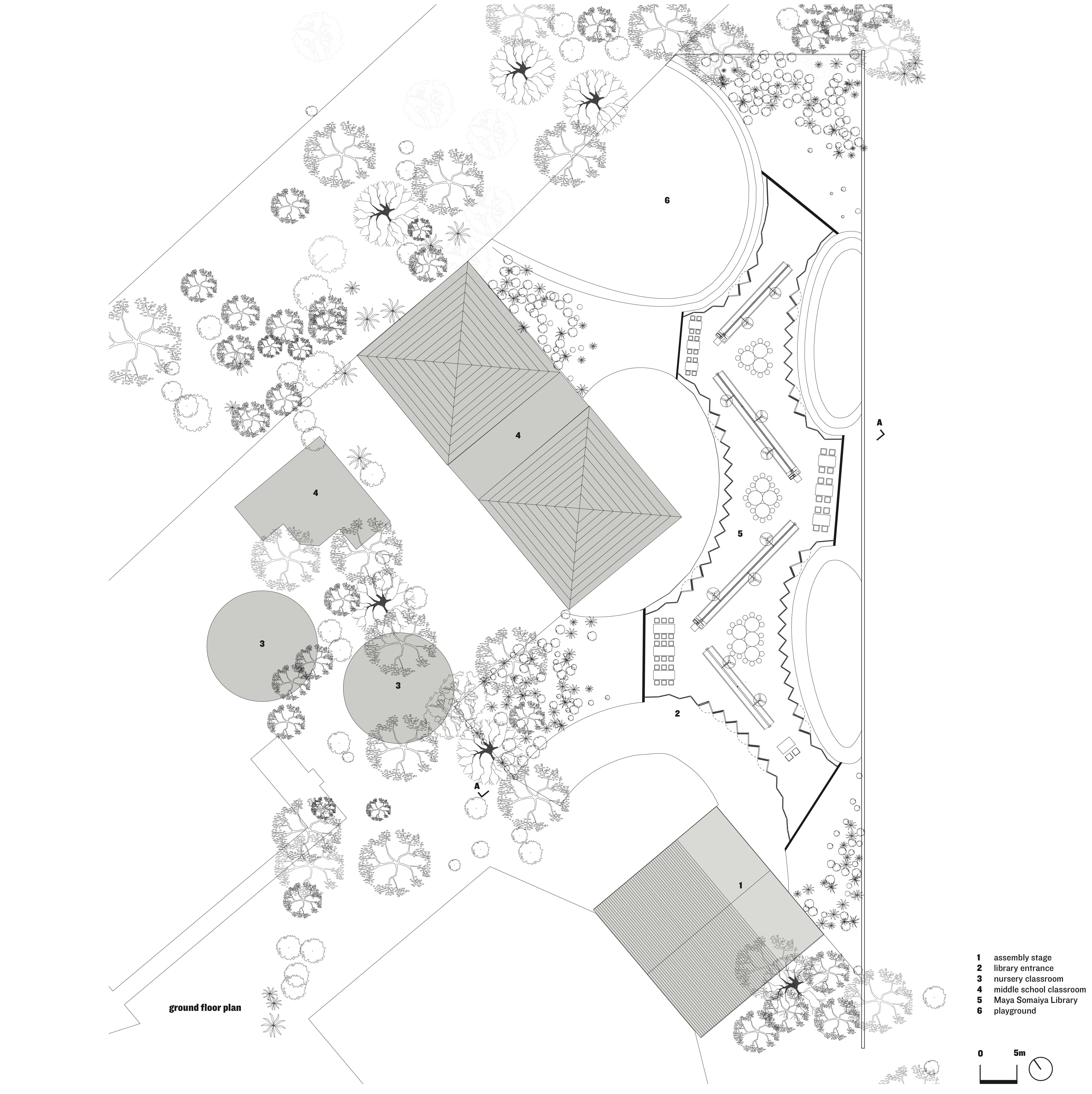 All in the mound: Maya Somaiya Library in Kopargaon, India, by Sameep ...