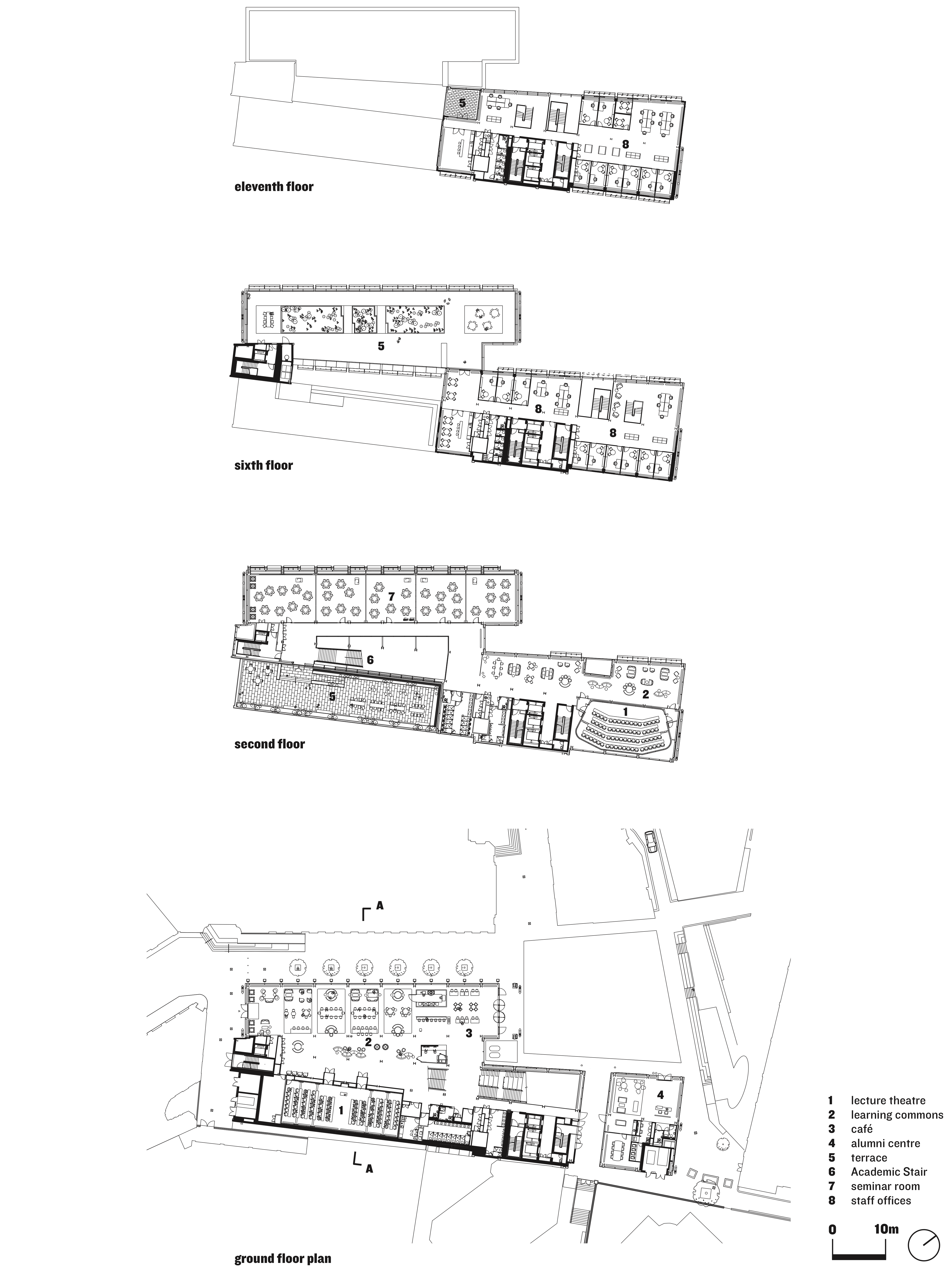 Step change: Centre Building, LSE in London, UK by Rogers Stirk Harbour ...