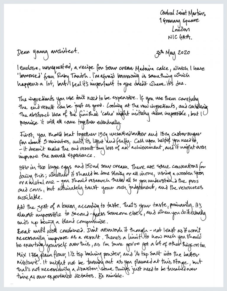 Ruth Lang: letter to a young architect - Architectural Review