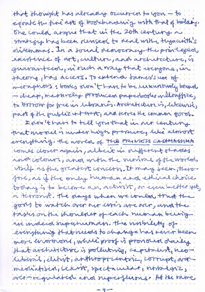 Christophe Van Gerrewey: letter to a young architect - The ...