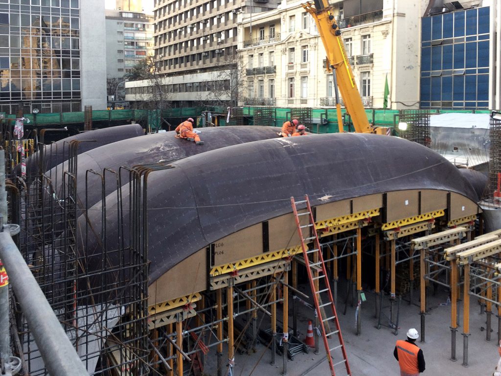 Going underground: metro station in Santiago, Chile by Beals Lyon ...