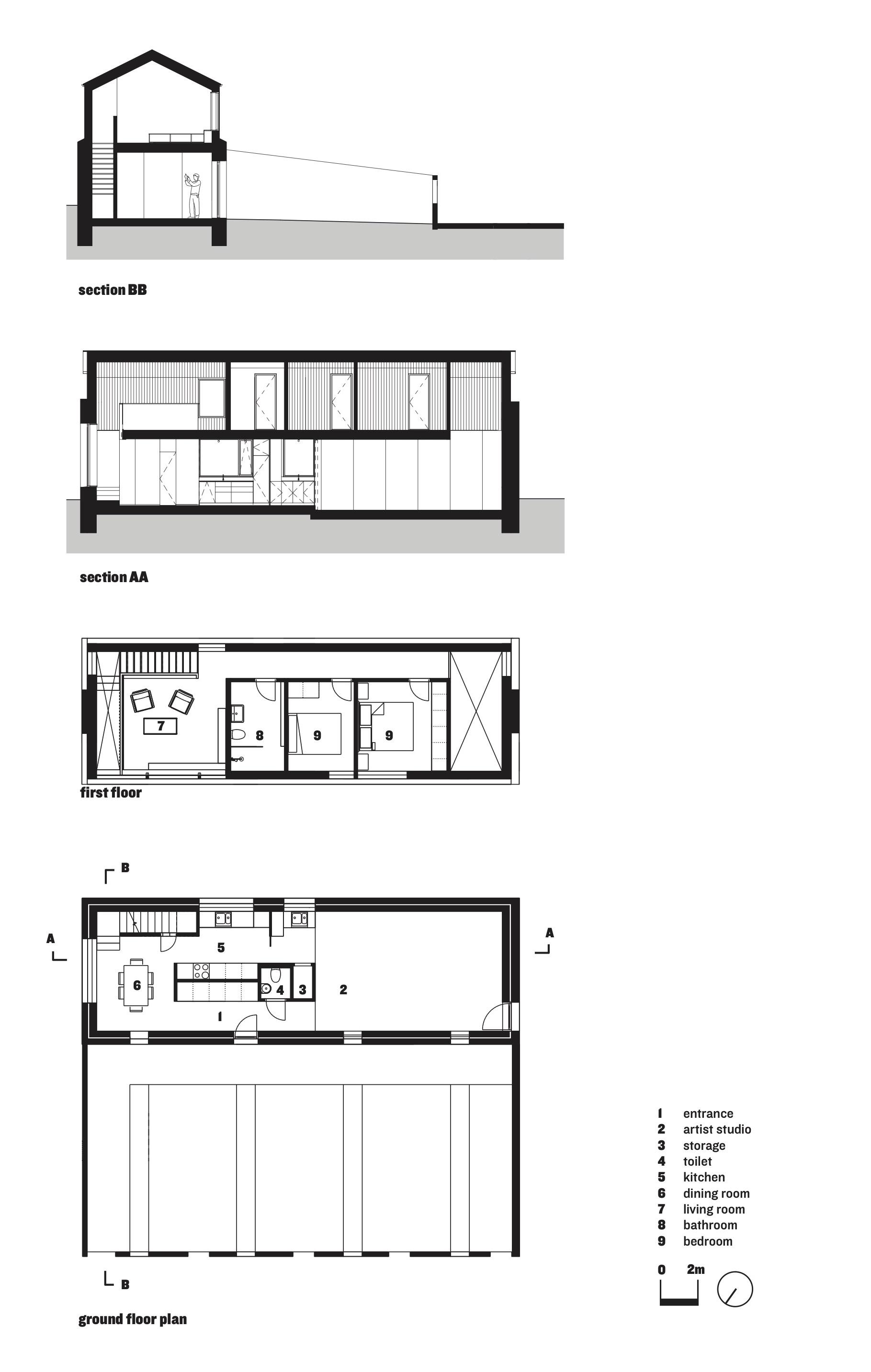 900 Sqft Artist Studio Plans