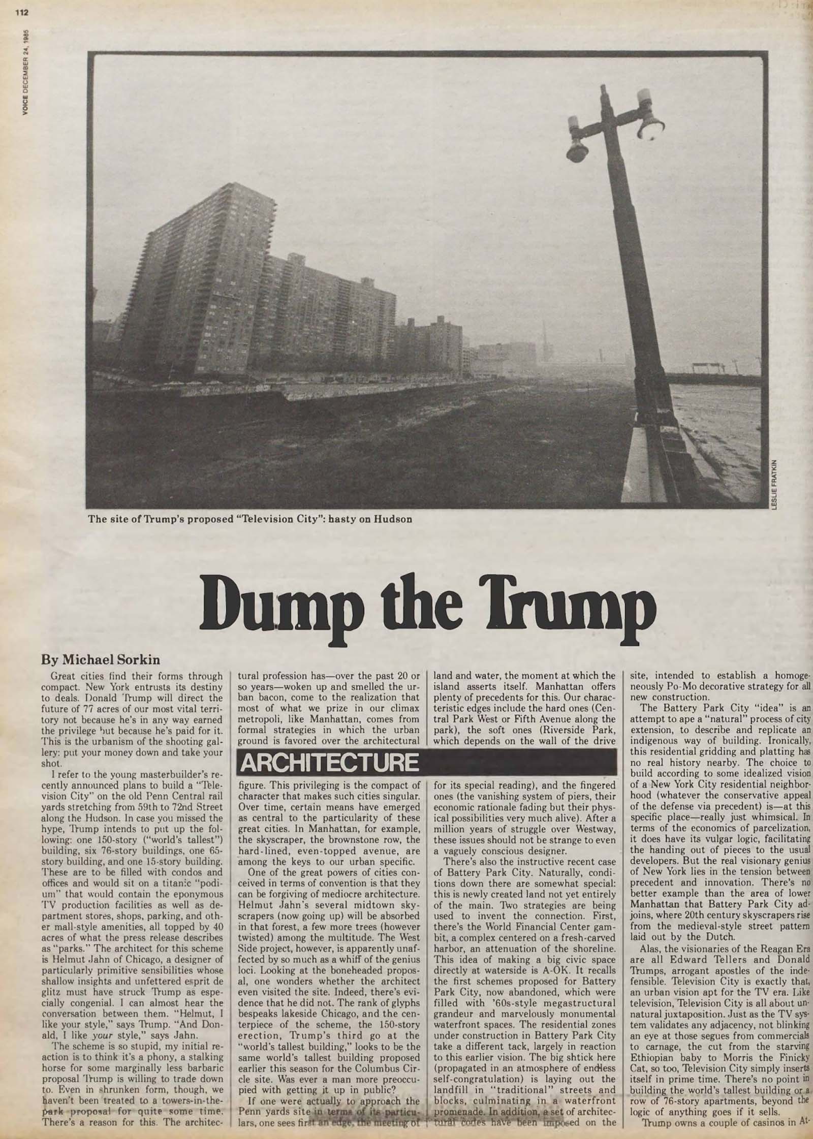 Michael Sorkin (1948–2020) - The Architectural Review