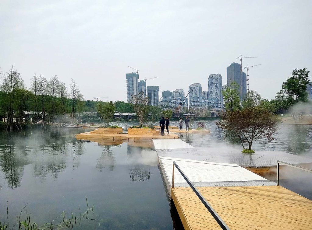 Floating Islands of Sky in Chengdu, China by Unarchitecte ...