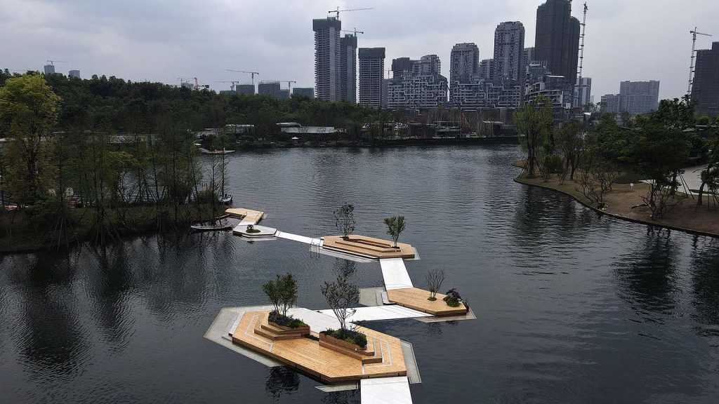 Floating Islands of Sky in Chengdu, China by Unarchitecte ...