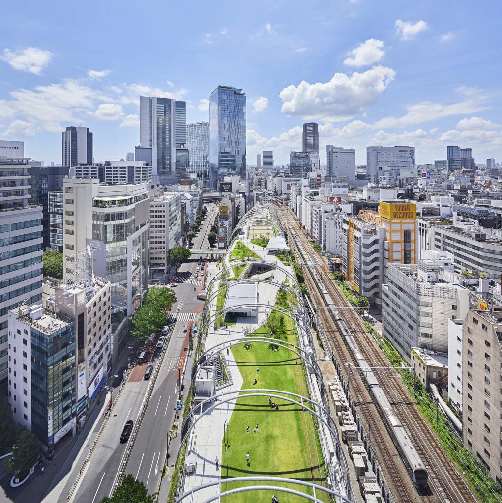 Miyashita Park in Tokyo, Japan by Nikken Sekkei and Takenaka ...