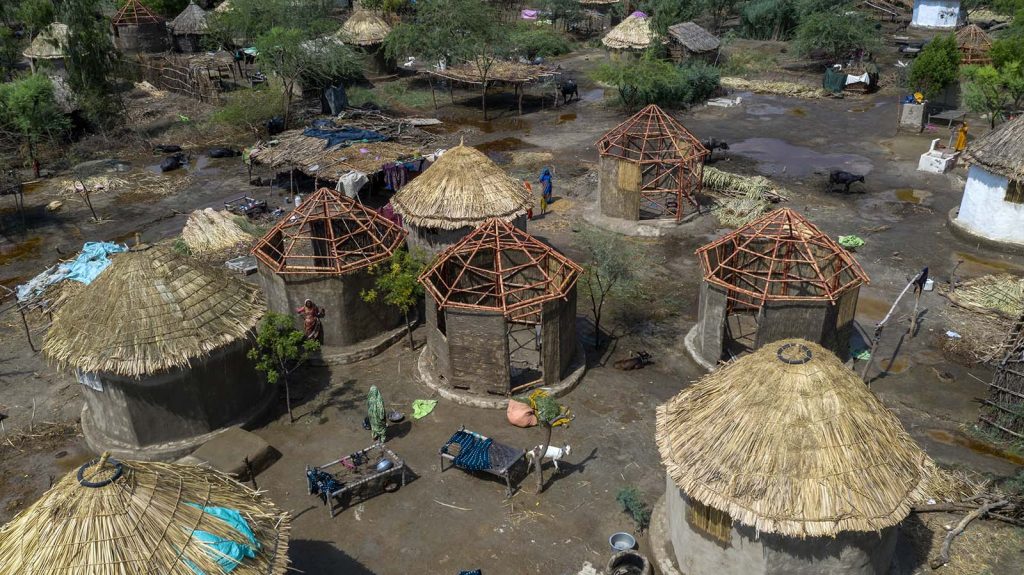 Bamboo rising: Lari Octa Green shelters by Yasmeen Lari in Sindh ...