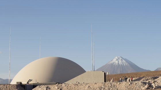 Another planet: sports hall at the ALMA observatory, Chile by Benjamín ...