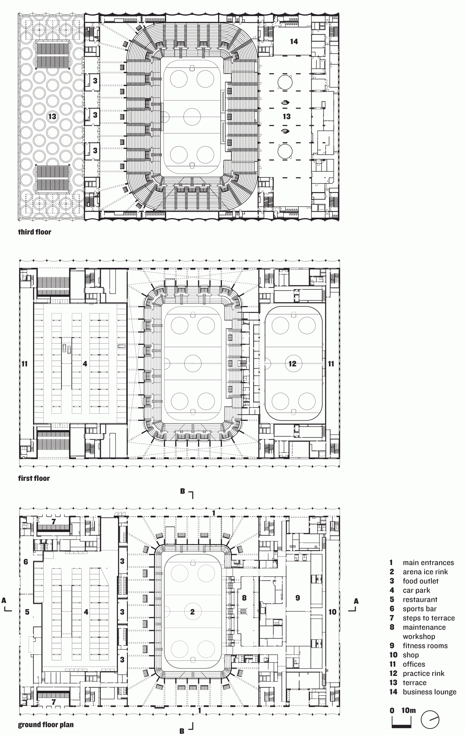 Thinning ice: Swiss Life Arena in Zürich, Switzerland by Caruso St John ...