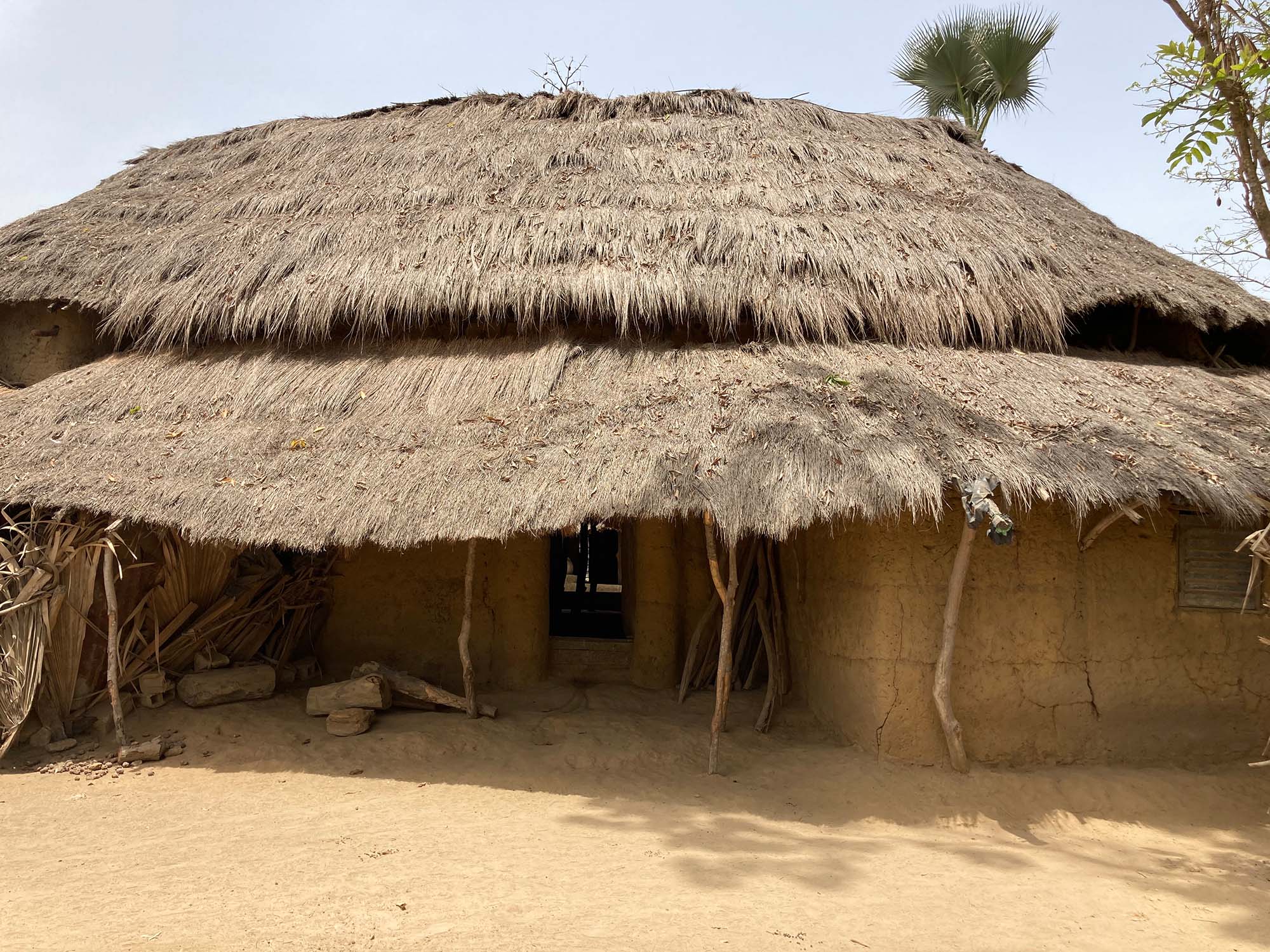 Senegal House With Straw Roof